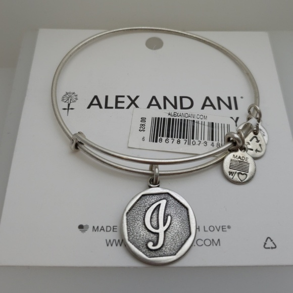 Alex and Ani | Jewelry | Nwt Alex And Ani Initial Letter I Bracelet Rs | Poshmark